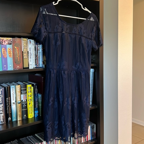 Grayson | Dresses | Grayson Navy Lace Dress | Poshmark